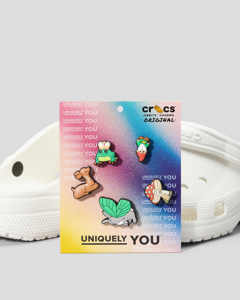 Shop Crocs Enchanted Forest Jibbitz 5 Pack In Multi - Fast Shipping ...