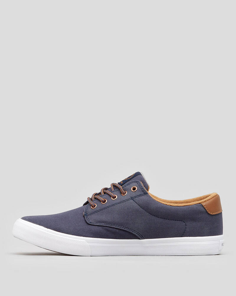 Shop Kustom Profile Shoes In Navy Twill - Fast Shipping & Easy Returns ...