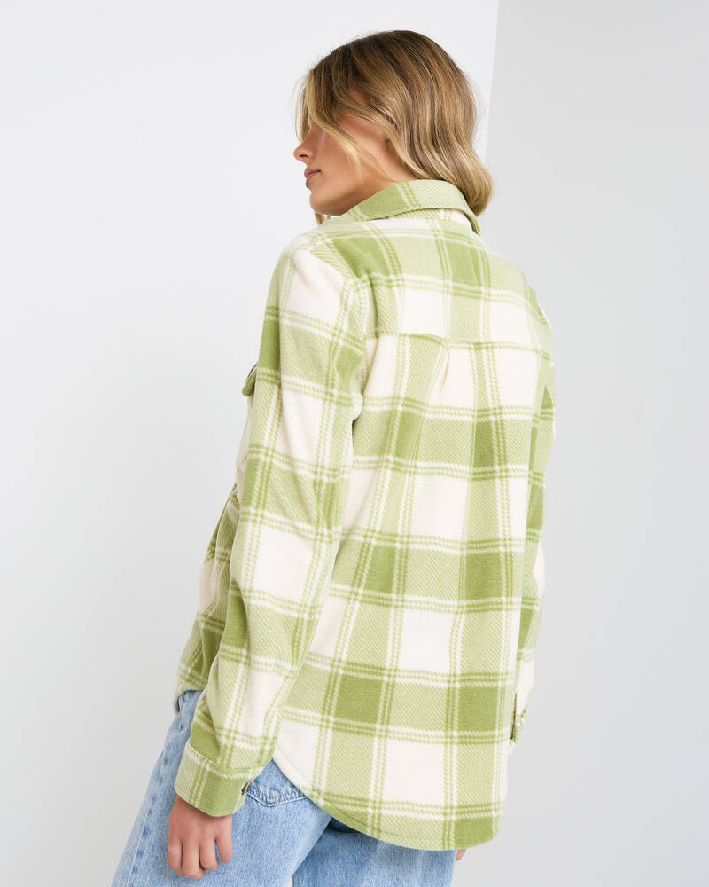 Shop Billabong Forge Shacket In Green Eyes - Fast Shipping & Easy ...