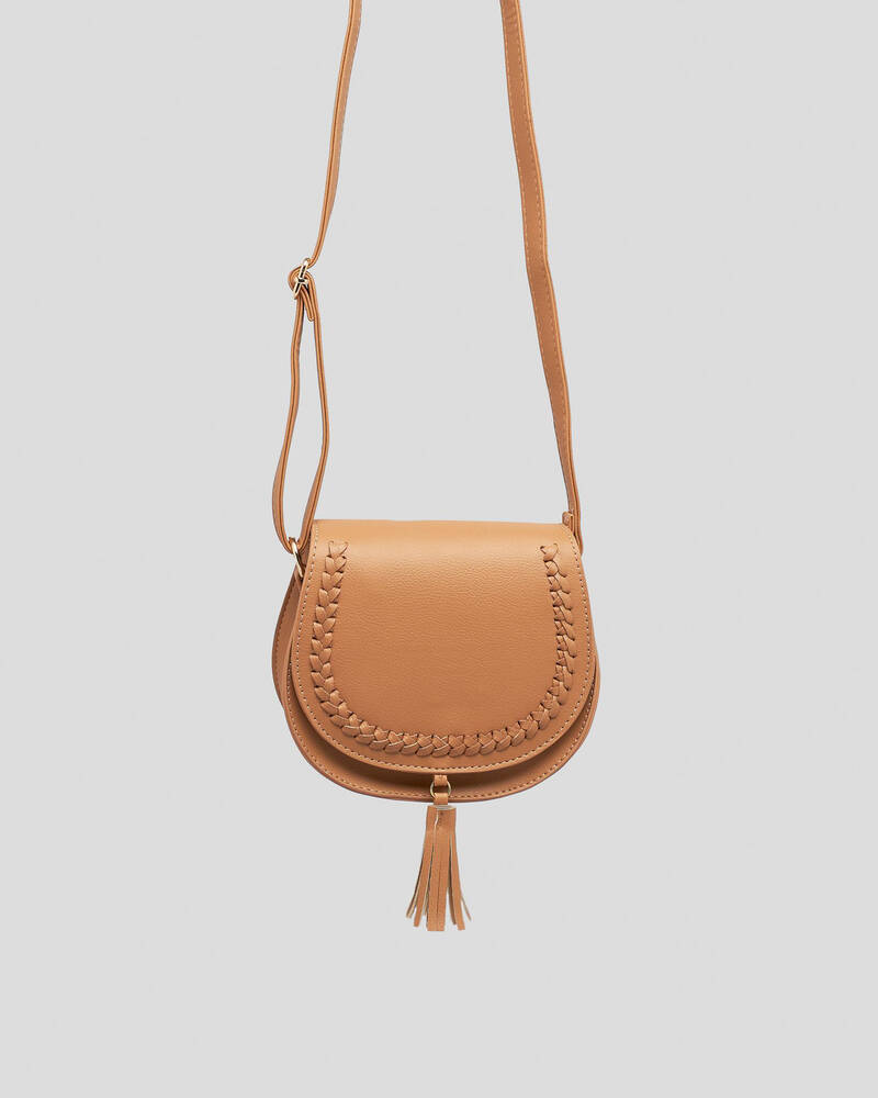 Shop Mooloola Zoey Crossbody Bag In Tan - Fast Shipping & Easy Returns ...