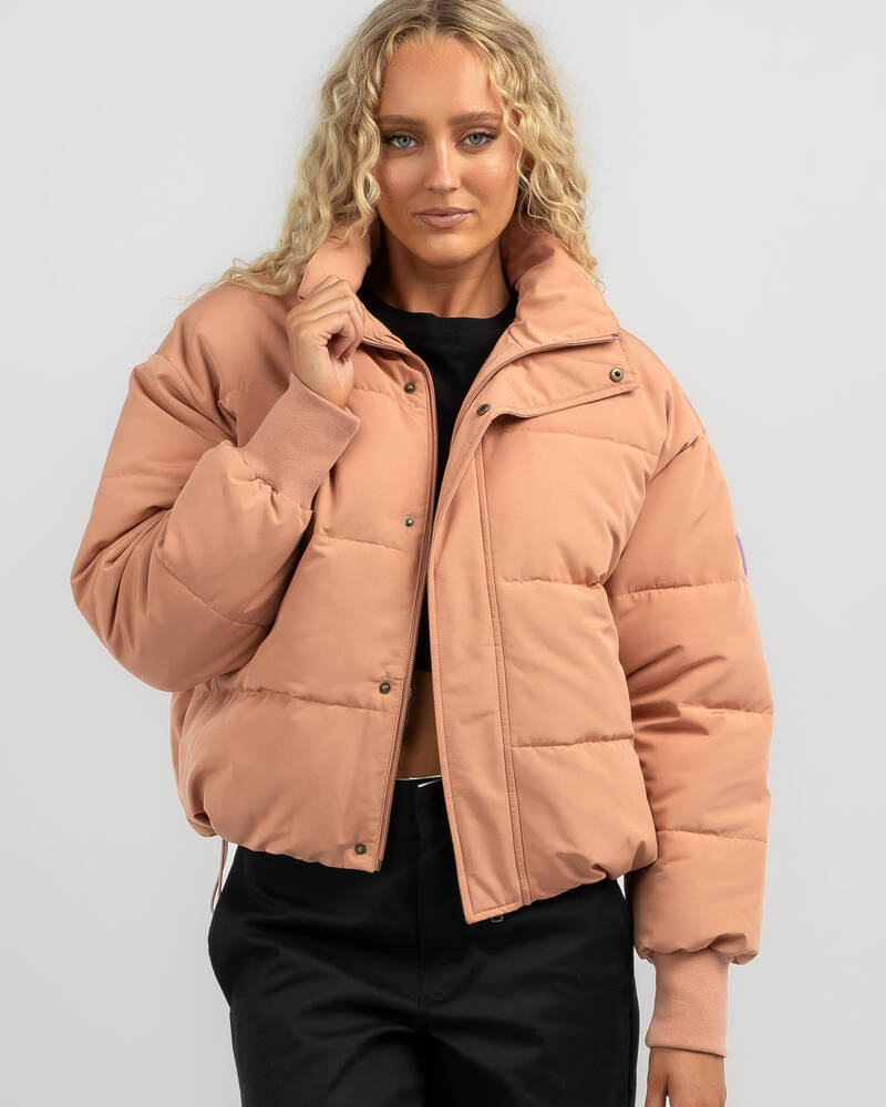 Roxy New Age Puffer Jacket In Cork - Fast Shipping & Easy Returns ...