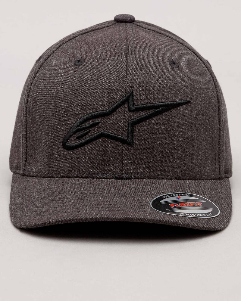 Shop Alpinestars Ageless Curve Cap In Charcoal Heather/black - Fast ...