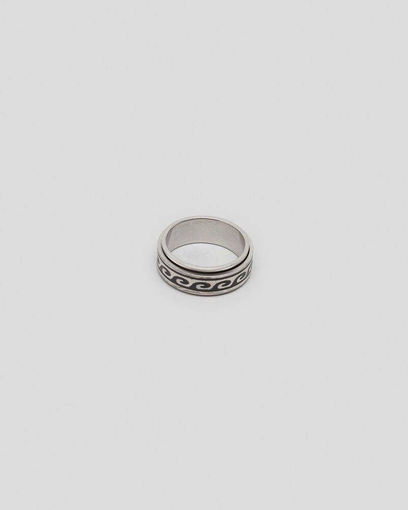 Shop Classics 77 Spin Wave Ring In Silver - Fast Shipping & Easy ...