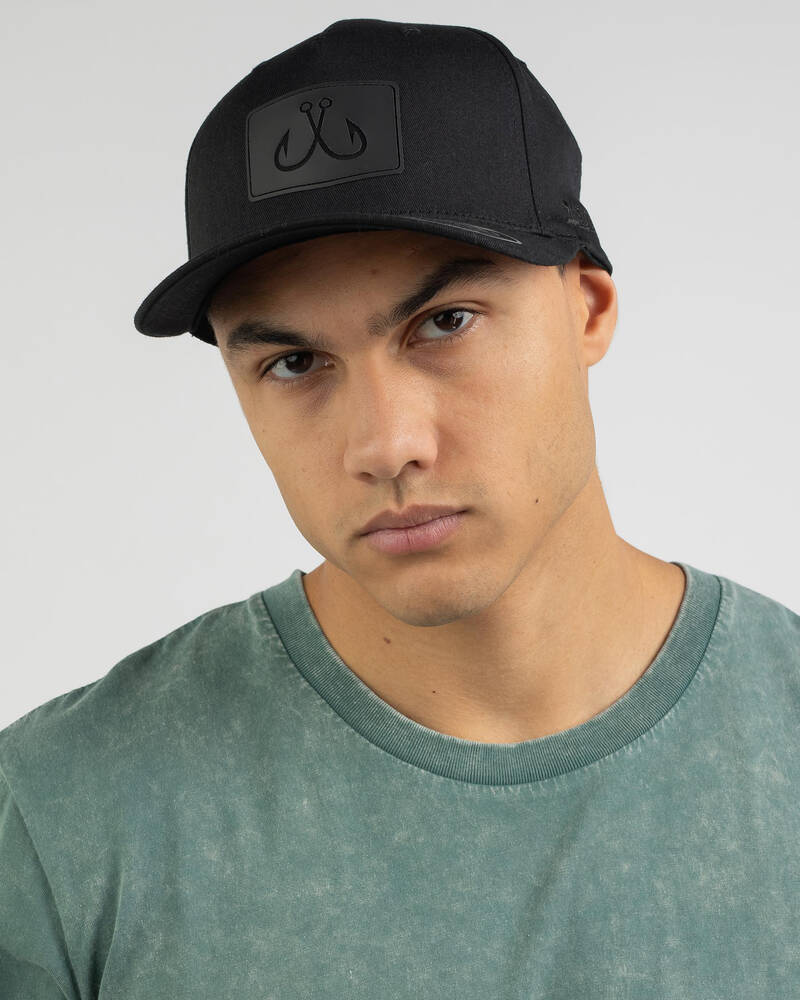 Shop Salty Life Marina Flexfit Cap In Black - Fast Shipping & Easy ...