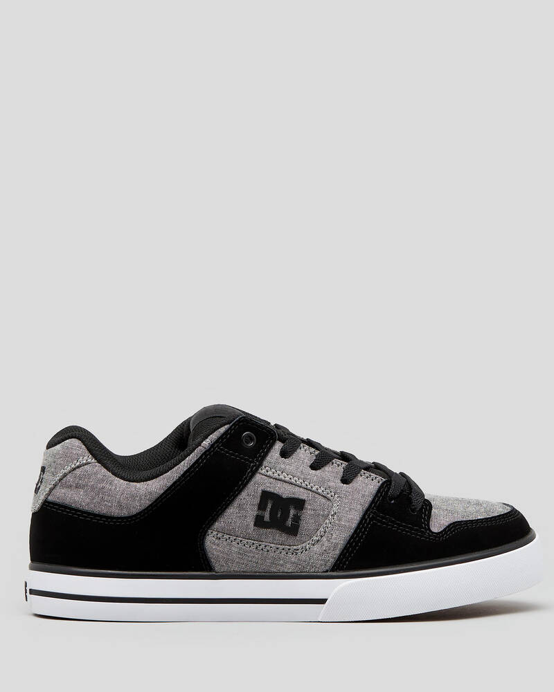 Shop DC Shoes Pure Shoes In Dk Grey/battleship - Fast Shipping & Easy ...