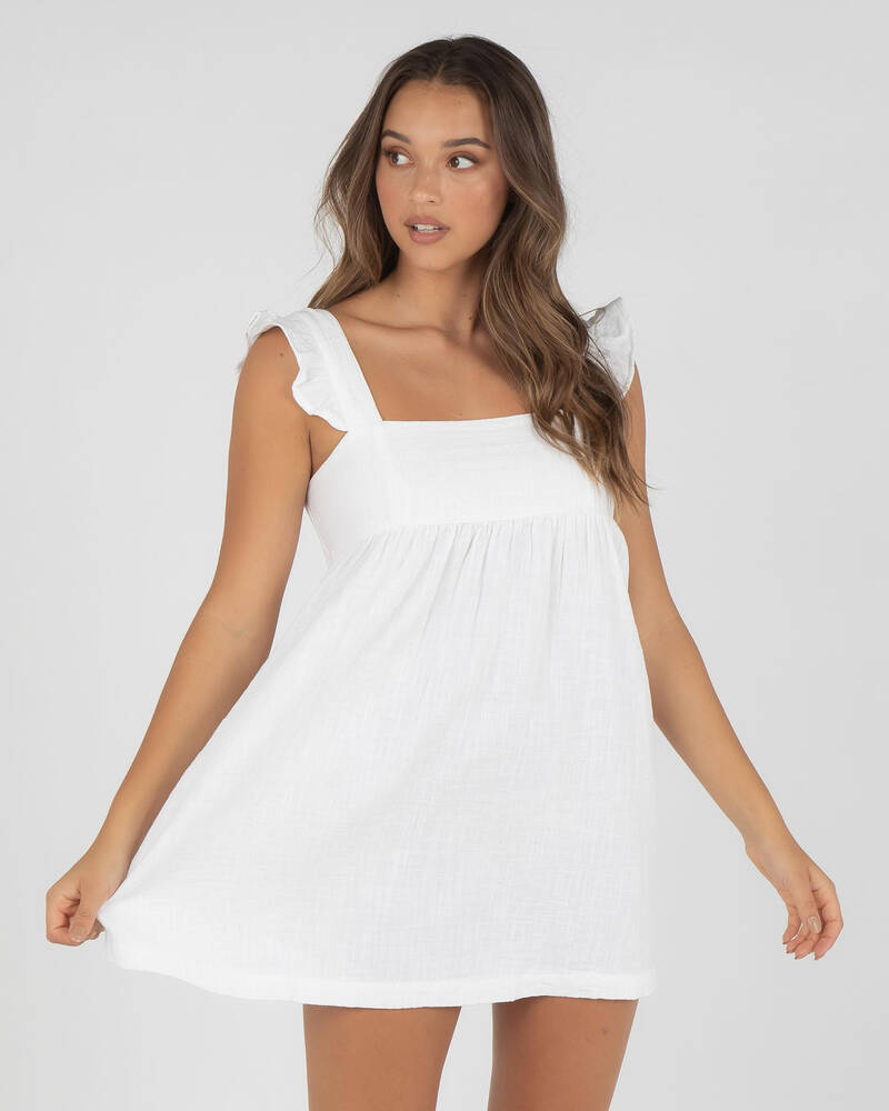 Shop Billabong Frenchie Dress In White - Fast Shipping & Easy Returns ...