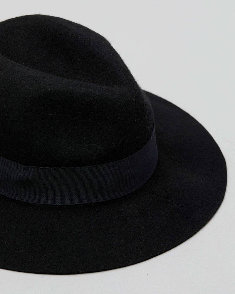 Shop Rhythm Fields Felt Hat In Vintage Black - Fast Shipping & Easy ...