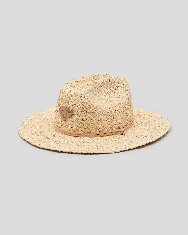 Shop Billabong Wave Chaser Straw Hat In Natural - Fast Shipping & Easy ...