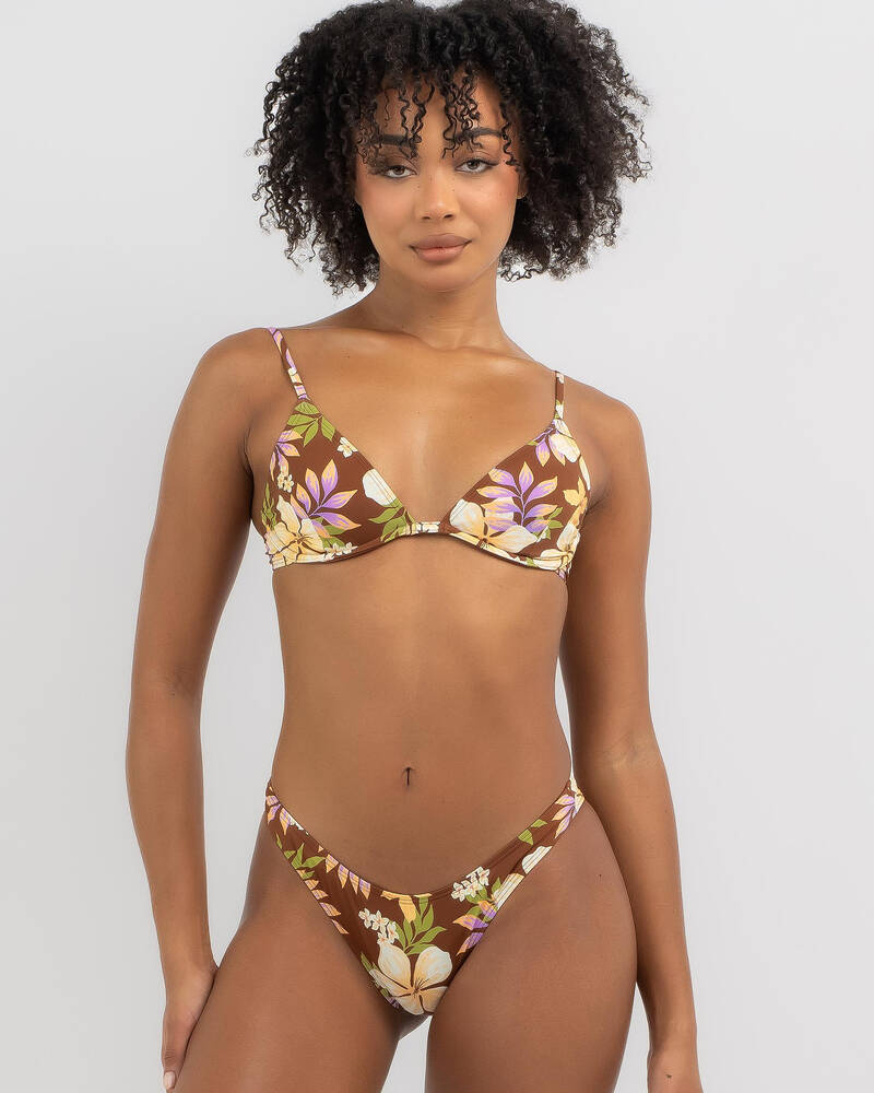 Shop Billabong Jungle Bliss Hike Bikini Bottom In Toasted Coconut - Fast Shipping & Easy Returns ...