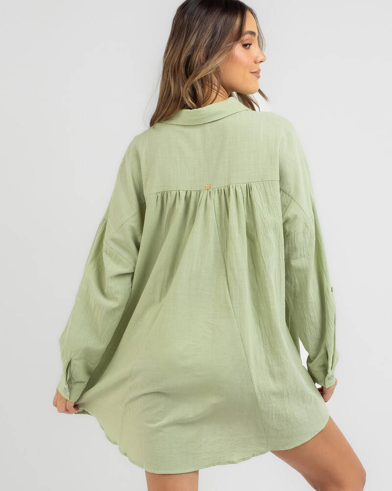 Shop Kaiami Arizona Beach Cover In Soft Sage - Fast Shipping & Easy ...