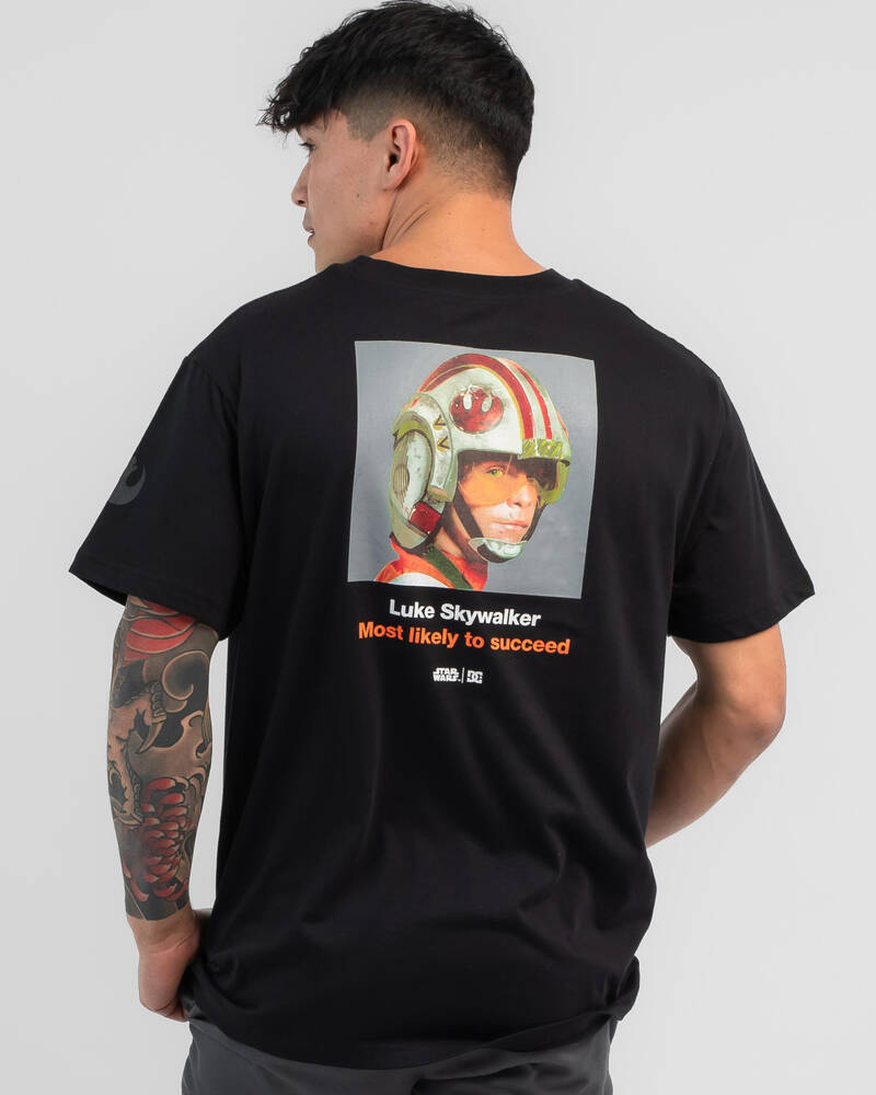 Shop DC Shoes SWDC Luke Class T-Shirt In Black - Fast Shipping & Easy ...