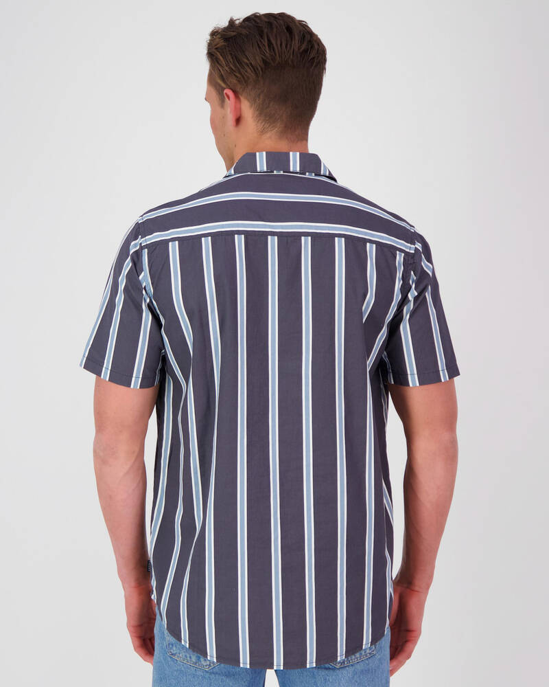 Shop Silent Theory Slide Short Sleeve Shirt In Iron - Fast Shipping ...