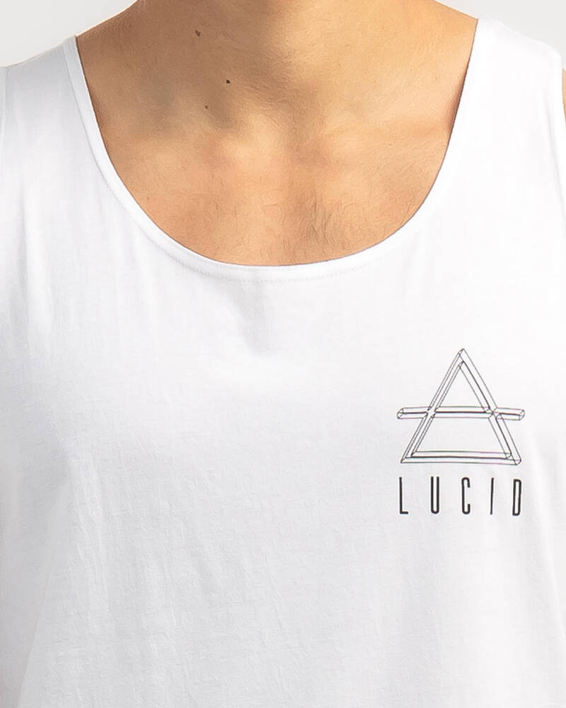 Shop Lucid Intent Singlet In White - Fast Shipping & Easy Returns ...
