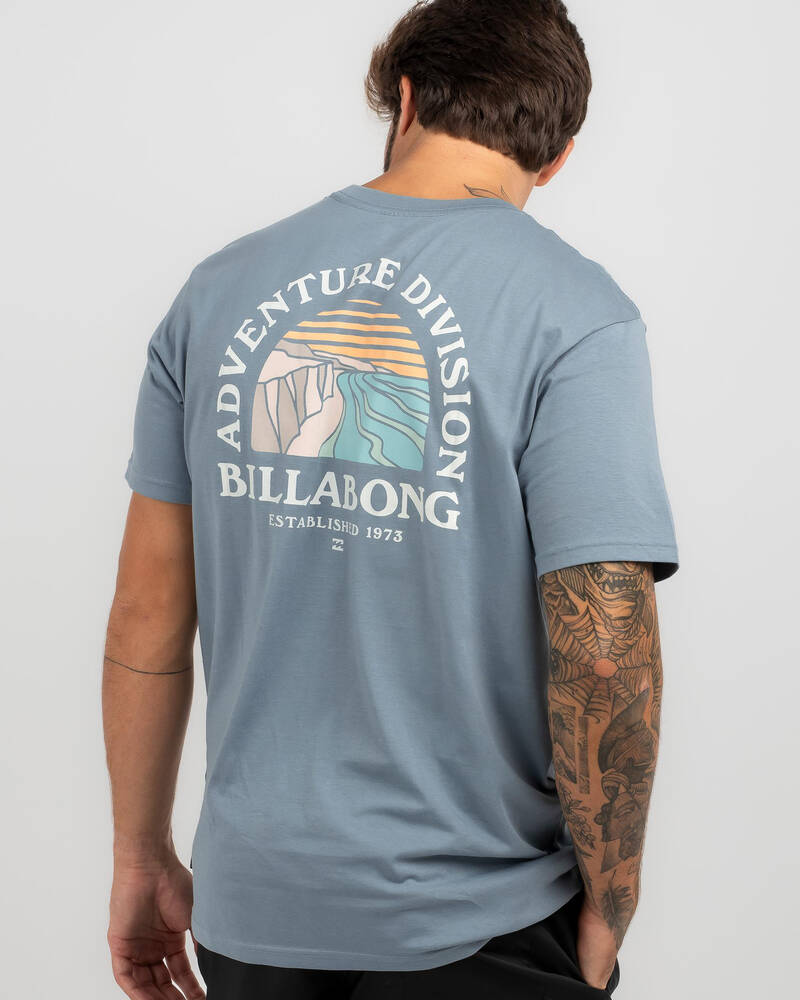Billabong Sun Up T-Shirt In Washed Blue - FREE* Shipping & Easy Returns ...