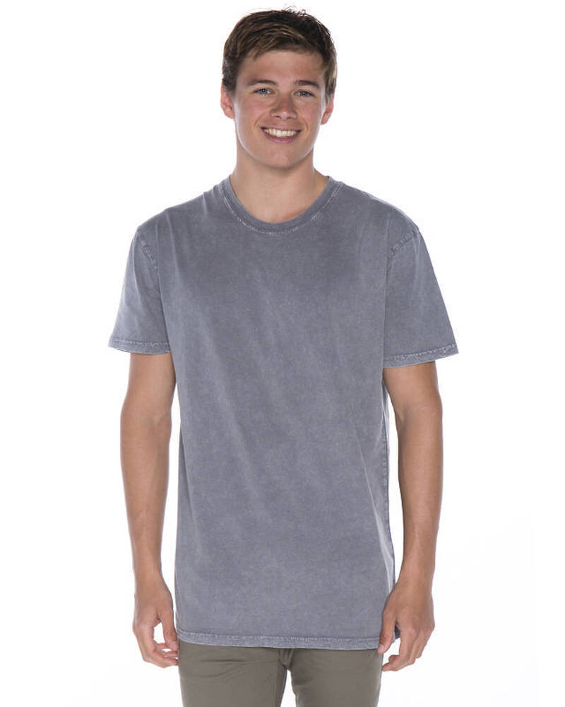 Shop AS Colour Stone Wash T-Shirt In Blue Stone - Fast Shipping & Easy ...
