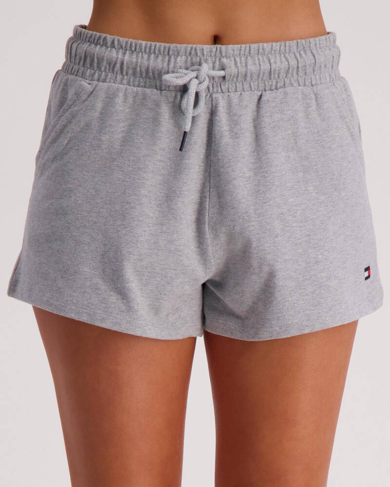 Tommy Hilfiger Flag Core Interlock Shorts In Grey Heather | City Beach ...