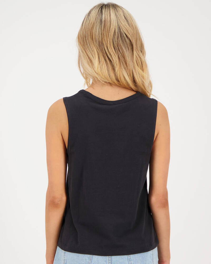 Shop Roxy Only True Love Tank Top In True Black - Fast Shipping & Easy ...