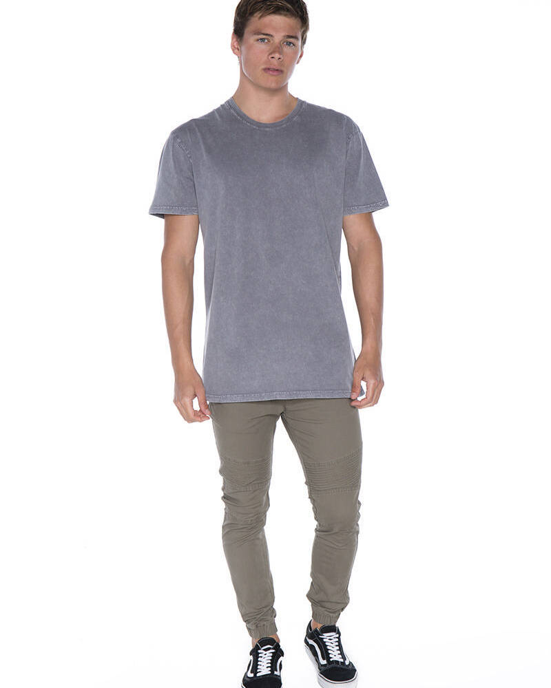 Shop AS Colour Stone Wash T-Shirt In Blue Stone - Fast Shipping & Easy ...
