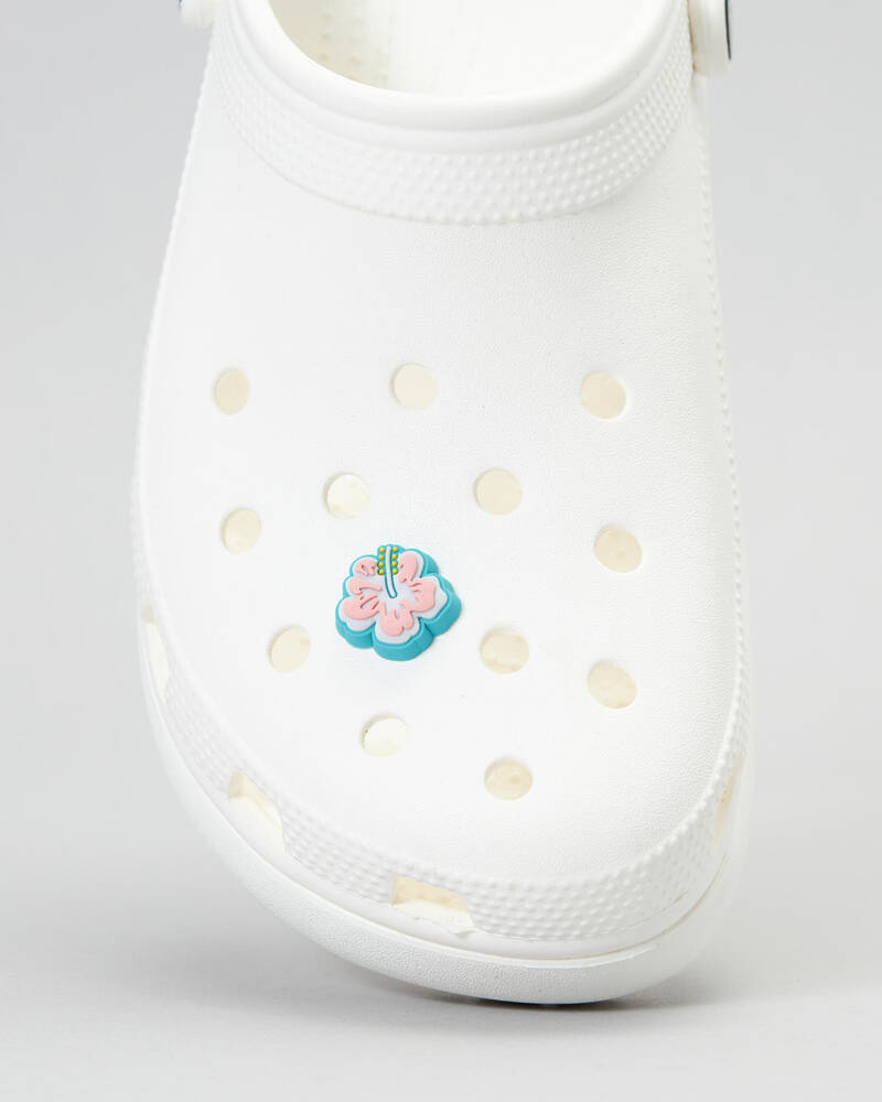 Crocs Blue Hibiscus Jibbitz In Multi - FREE* Shipping & Easy Returns ...