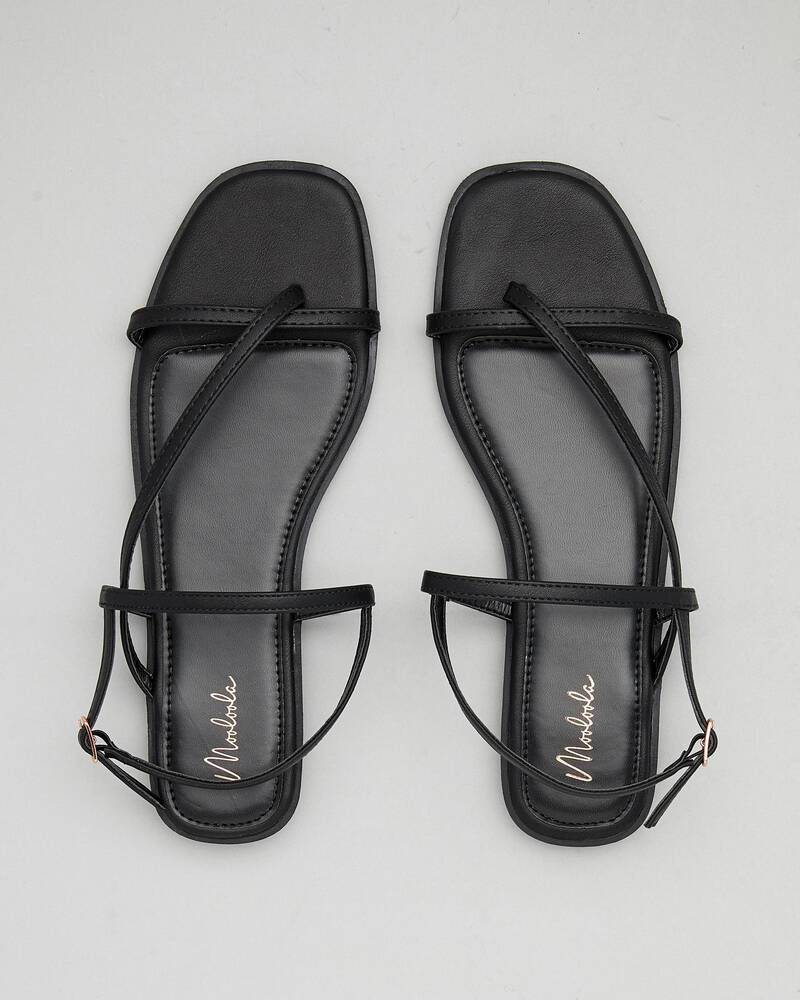 Shop Mooloola Mila Sandals In Black - Fast Shipping & Easy Returns ...