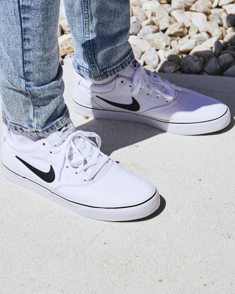 Nike Chron 2 Shoes In White/black-white | City Beach Australia