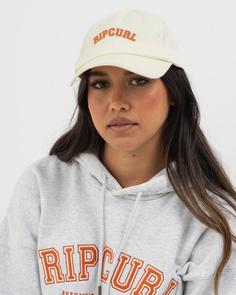 Shop Rip Curl Surf Club Cap In Off White - Fast Shipping & Easy Returns ...