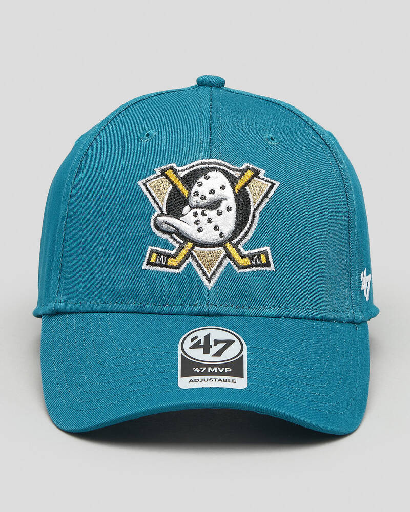 Shop Forty Seven Anaheim Ducks Legend 47 MVP Snapback Cap In Dark Teal - Fast Shipping & Easy ...