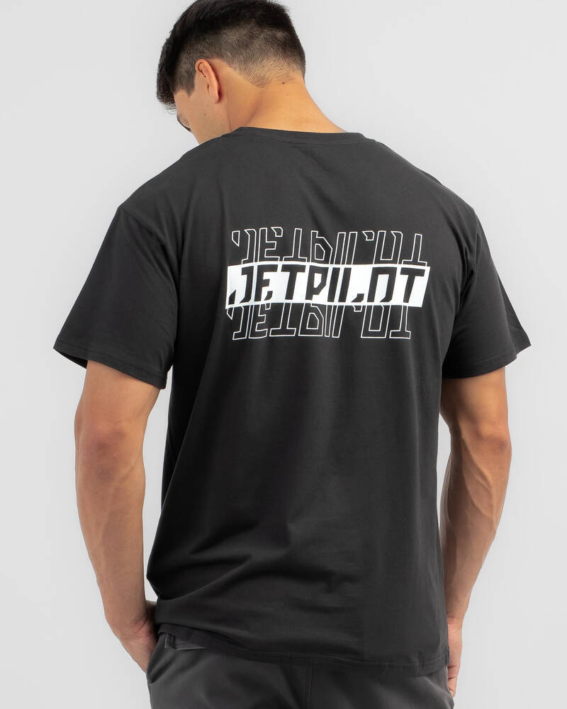 Shop Jetpilot Reflections T-Shirt In Black - Fast Shipping & Easy Returns - City Beach Australia