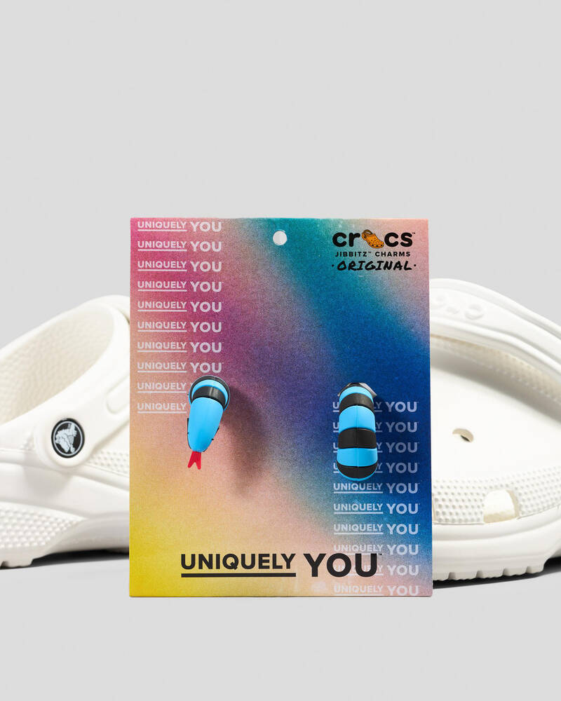 Shop Crocs 3D Blue Snake Jibbitz In Multi - Fast Shipping & Easy ...