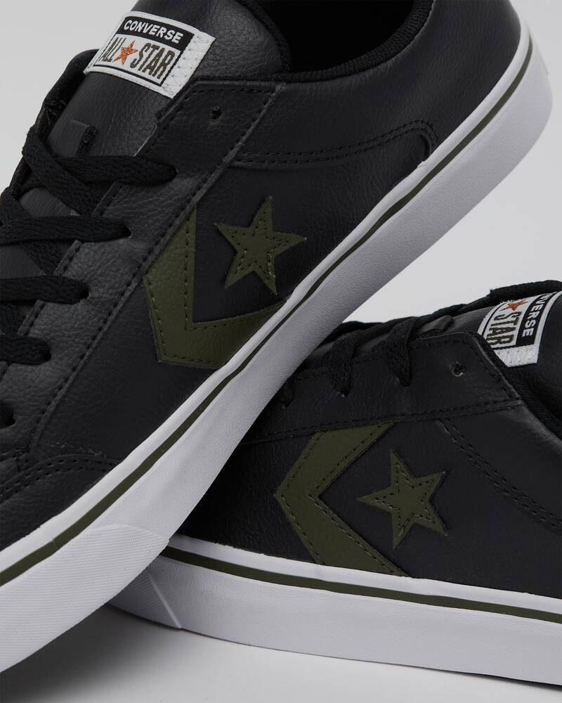 Shop Converse Tobin Faux Shoes In Black/cargo Khaki/white - Fast ...