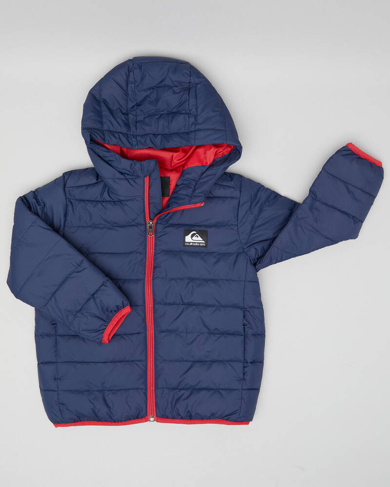 Shop Quiksilver Toddlers' Scaly Boy Jacket In Navy Blazer - Fast ...