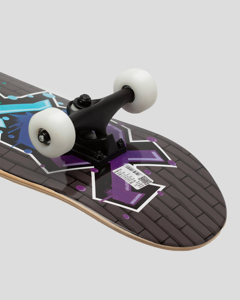 Shop Komplex Devastation Complete Skateboard In Multi - Fast Shipping ...