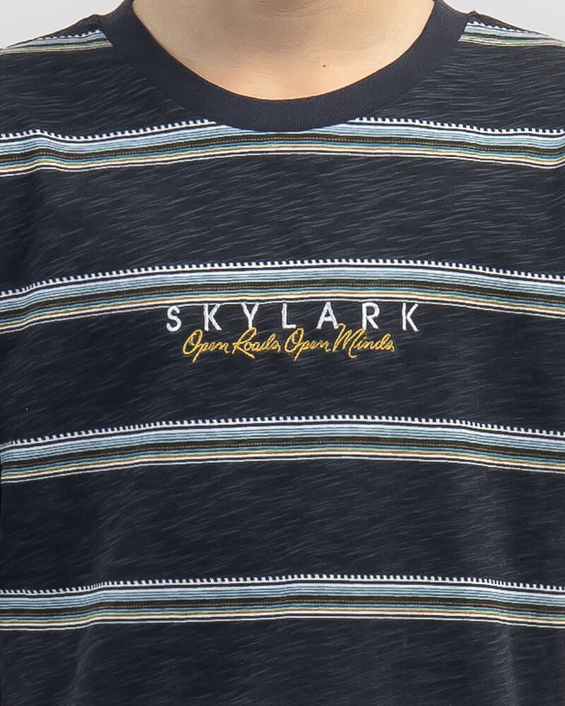 Shop Skylark Boys' Warp T-Shirt In Navy - Fast Shipping & Easy Returns ...