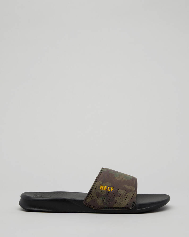 Shop Reef One Slides In Green Camo - Fast Shipping & Easy Returns ...