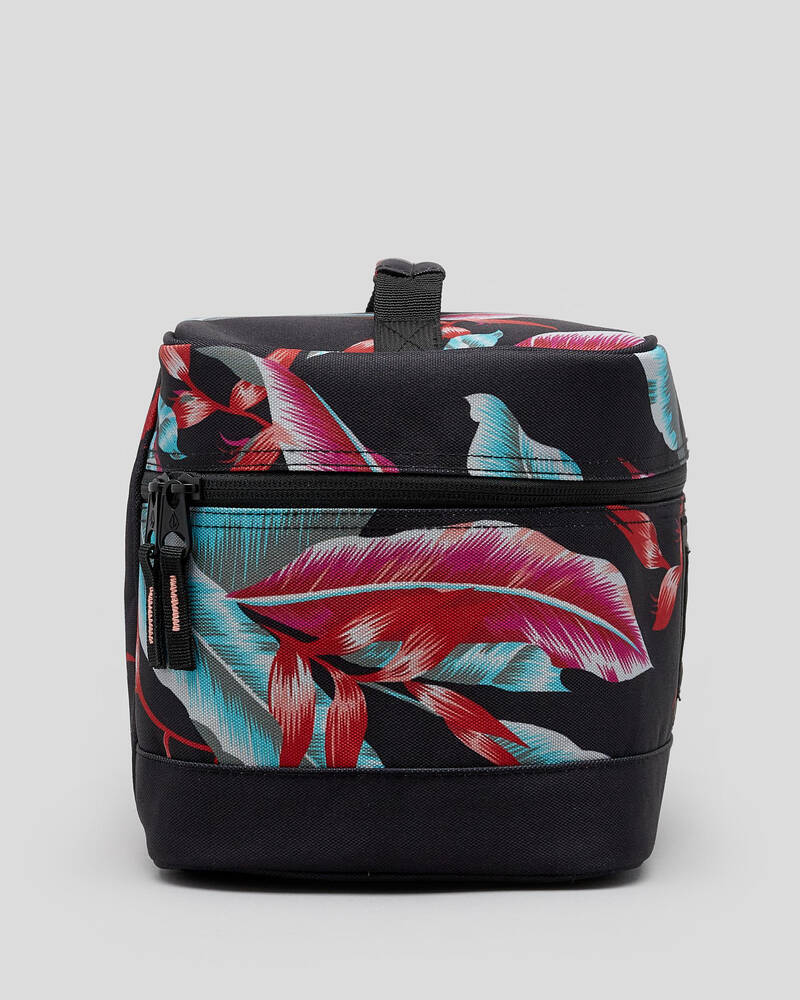 Shop Volcom Patch Attack Deluxe Makeup Case Set In Black/yellow - Fast Shipping & Easy Returns ...