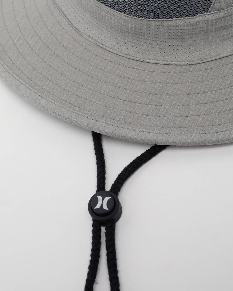 Shop Hurley Phantom Voyager Boonie Hat In Wolf Grey - Fast Shipping ...