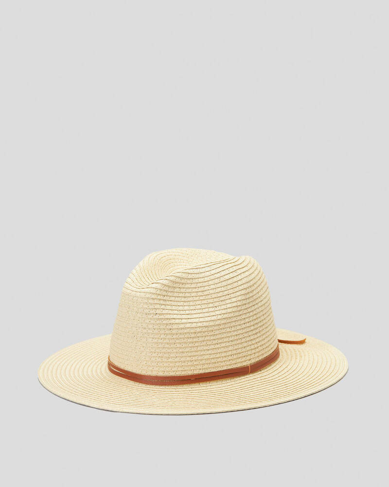 Shop Rusty Gisele Panama Hat In Natural 4 - Fast Shipping & Easy ...