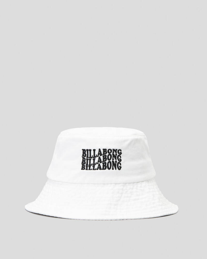 Shop Billabong CB Surf High Sun Faded Bucket Hat In White - Fast ...