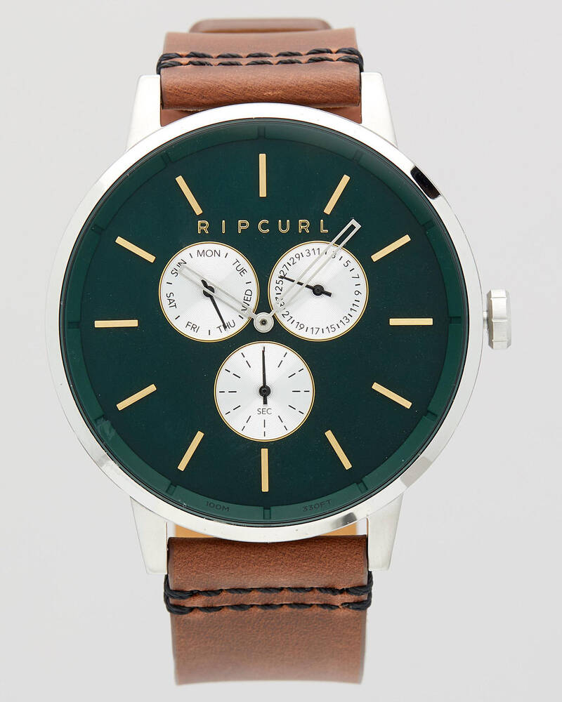 Shop Rip Curl Detroit Multi-Eye Watch In Emerald - Fast Shipping & Easy ...