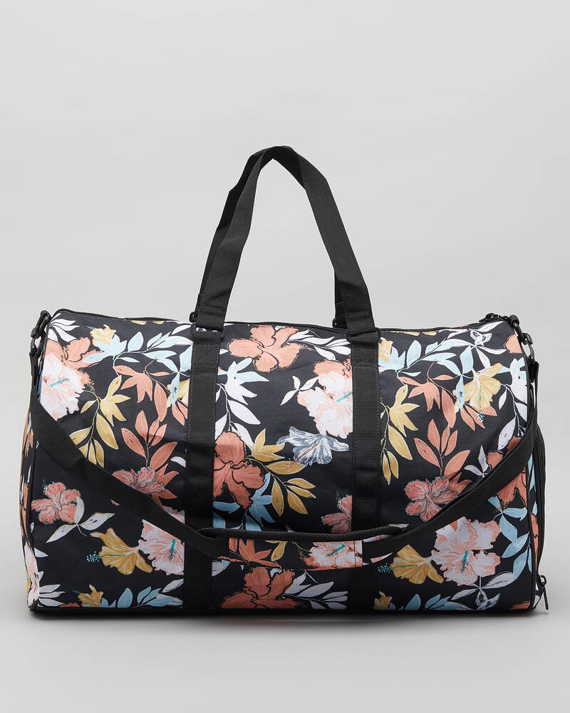 Shop Roxy Pumpkin Spice Travel Bag In Anthracite Island Vibes - Fast ...