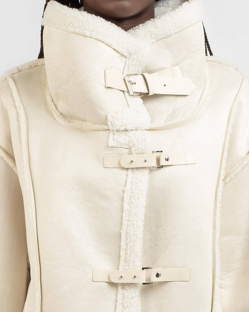Shop 8 Birdies Sylvie Jacket In Cream - Fast Shipping & Easy Returns ...
