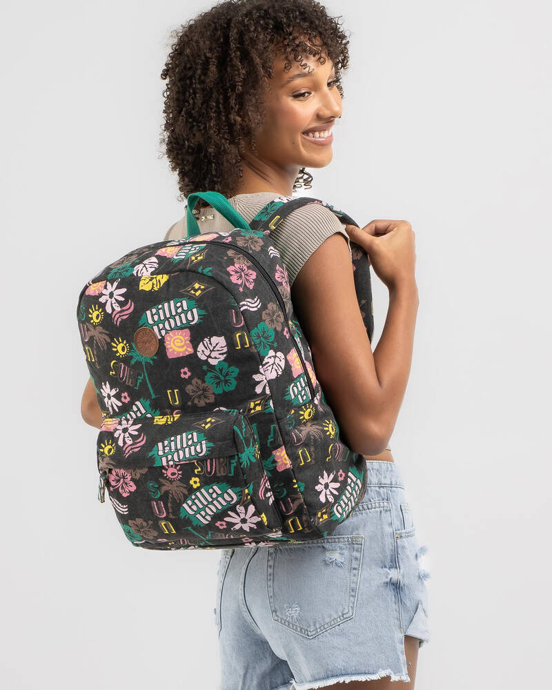 Shop Billabong Sun Surf Backpack In Black - Fast Shipping & Easy ...