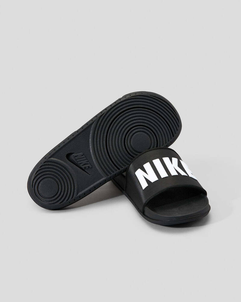 Nike Offcourt Slides In Black/white-black - FREE* Shipping & Easy ...