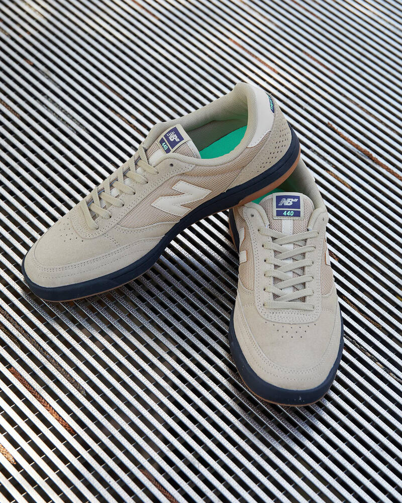 Shop New Balance NB 440 Shoes In Tan/black - Fast Shipping & Easy ...