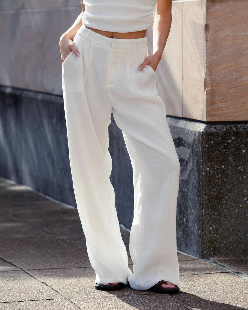 Shop Mooloola Joey Pants In White - Fast Shipping & Easy Returns - City ...