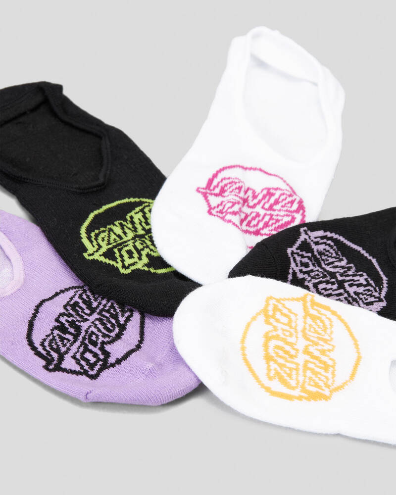 Shop Santa Cruz Opus Dot Sock 5 Pack In Multi - Fast Shipping & Easy ...