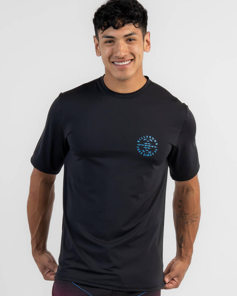 Shop Billabong Big Wave Daz Rash Vest In Black - Fast Shipping & Easy ...