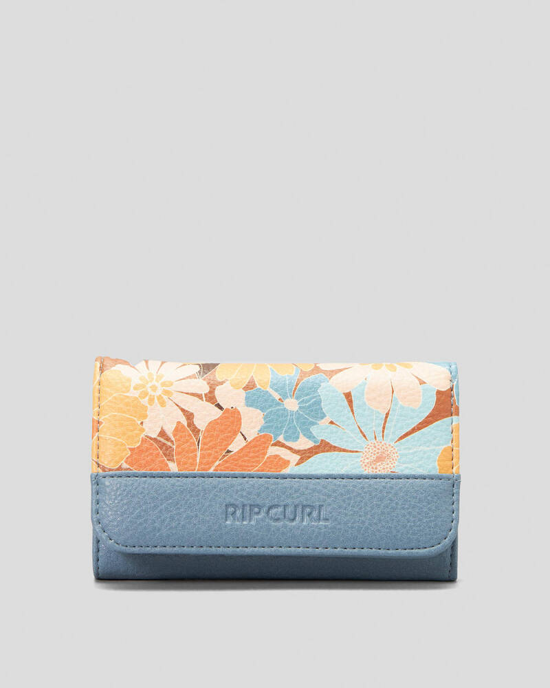 Shop Rip Curl Mixed Floral Wallet In Dusty Orange - Fast Shipping ...