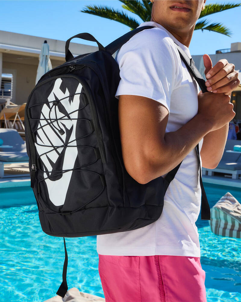 Shop Nike Hayward Backpack In Black/black/white - Fast Shipping & Easy ...