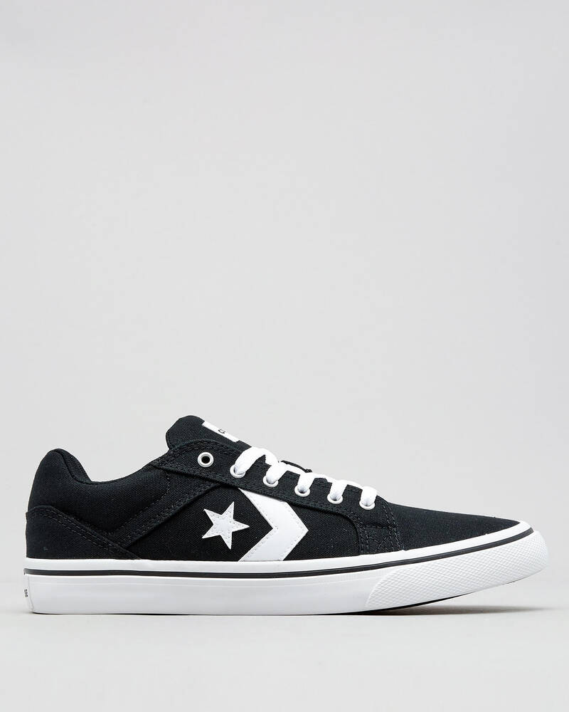 Shop Converse El Distrito 2.0 Low-Cut Shoes In Black/white/black - Fast ...